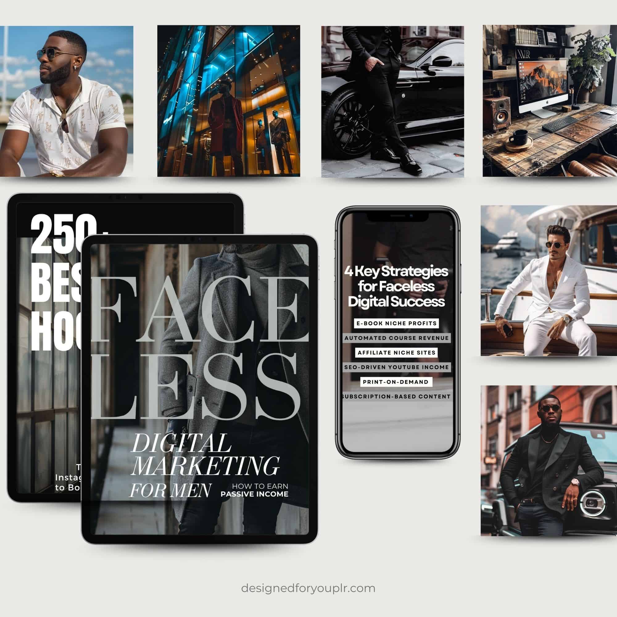 Beau - Men's Faceless Mega Bundle with MRR – Designed For You To Sell