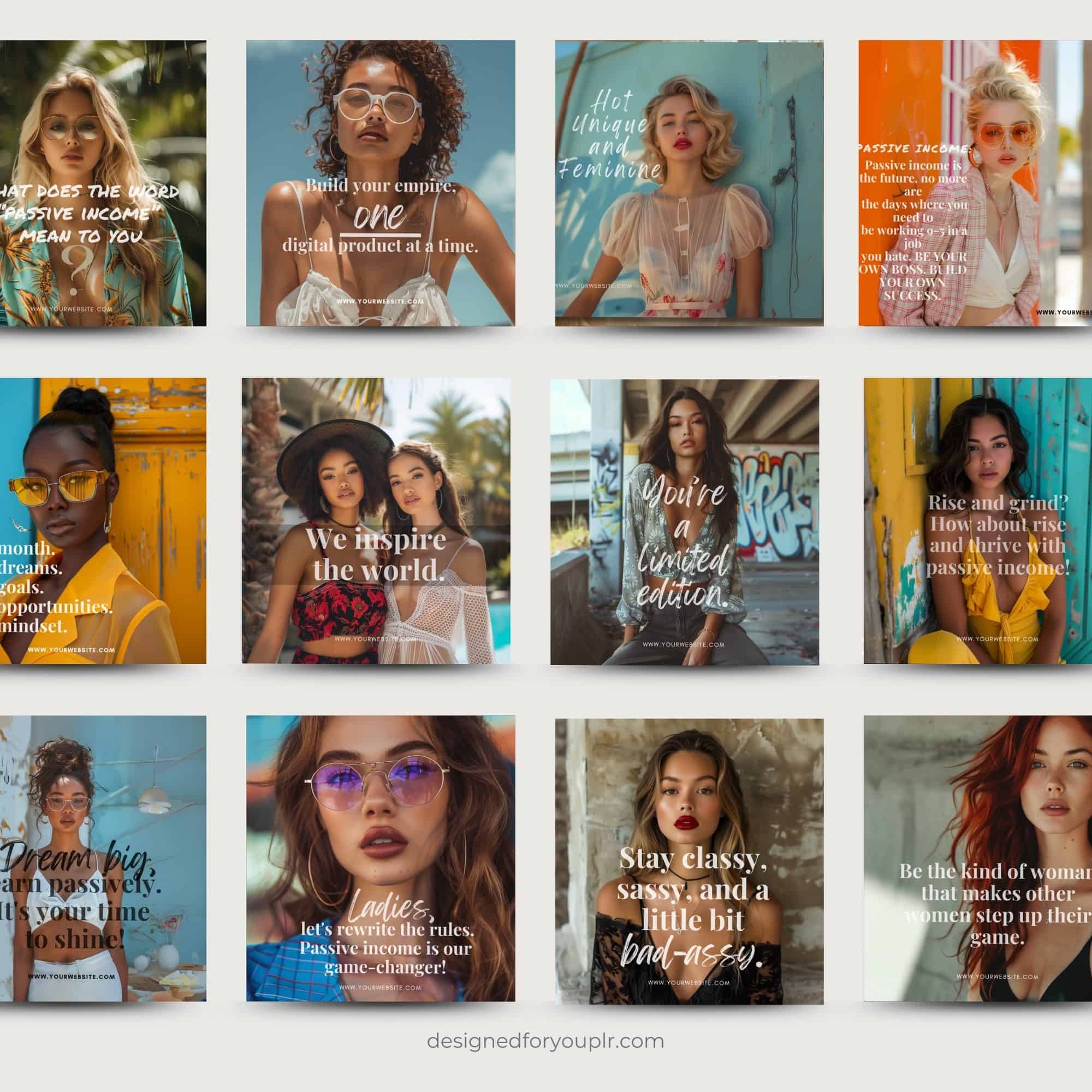 Empowering Women Social Media Posts – Designed For You To Sell